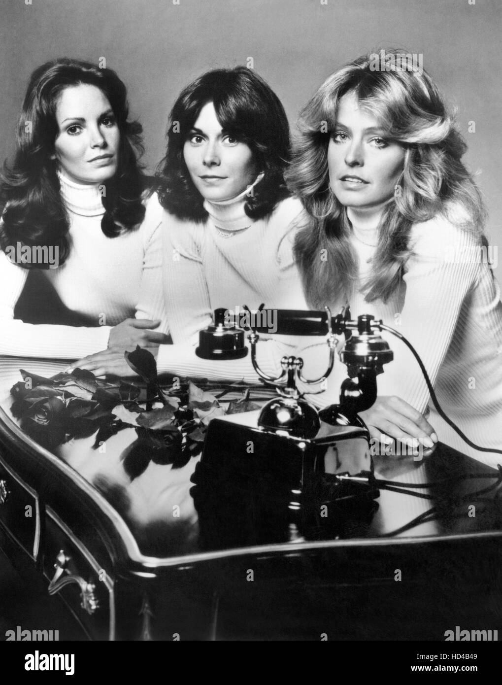 CHARLIE'S ANGELS, from left, Jaclyn Smith, Kate Jackson, Farrah Fawcett, 1976-81 Stock Photo - Alamy