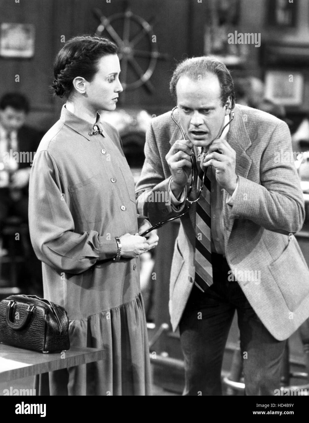 CHEERS, Bebe Neuwirth, Kelsey Grammer, (Season 7), 1982-93, © Paramount ...