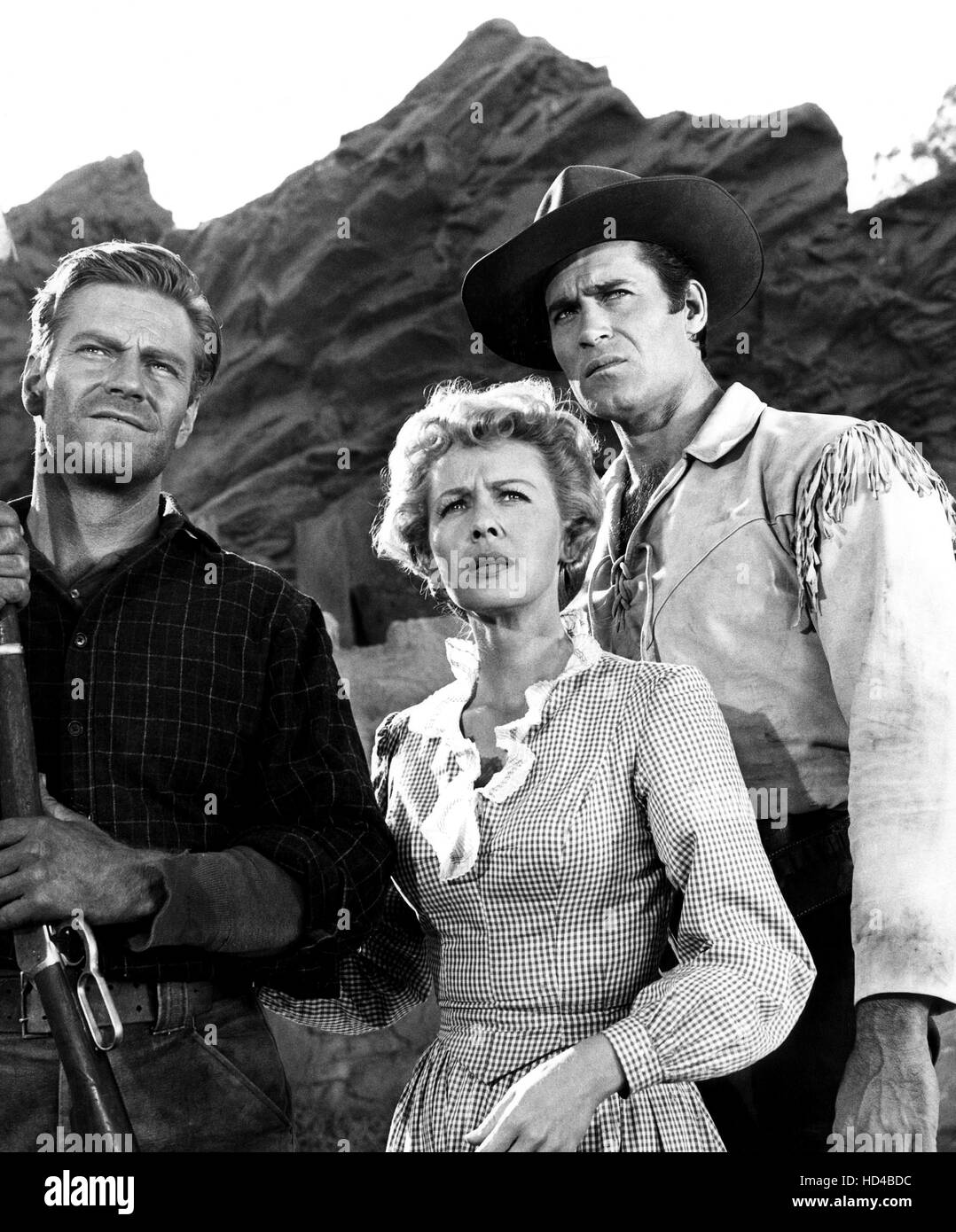 CHEYENNE, Clint Walker, Sonya Wilde in 'Two Trails To Santa Fe ...
