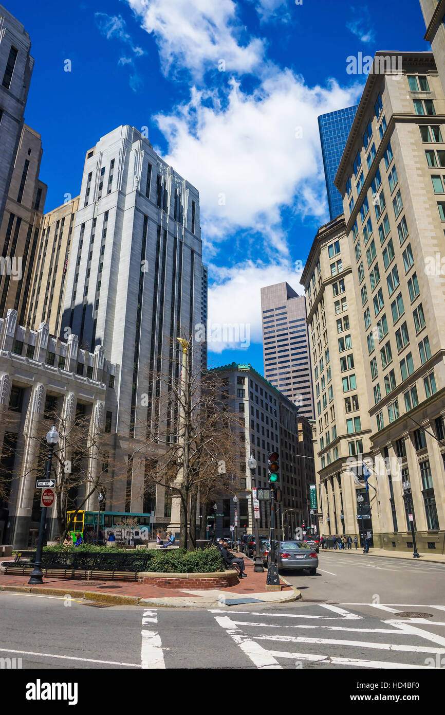 Boston, USA - April 28, 2015: Post Office and Courthouse in Congress ...