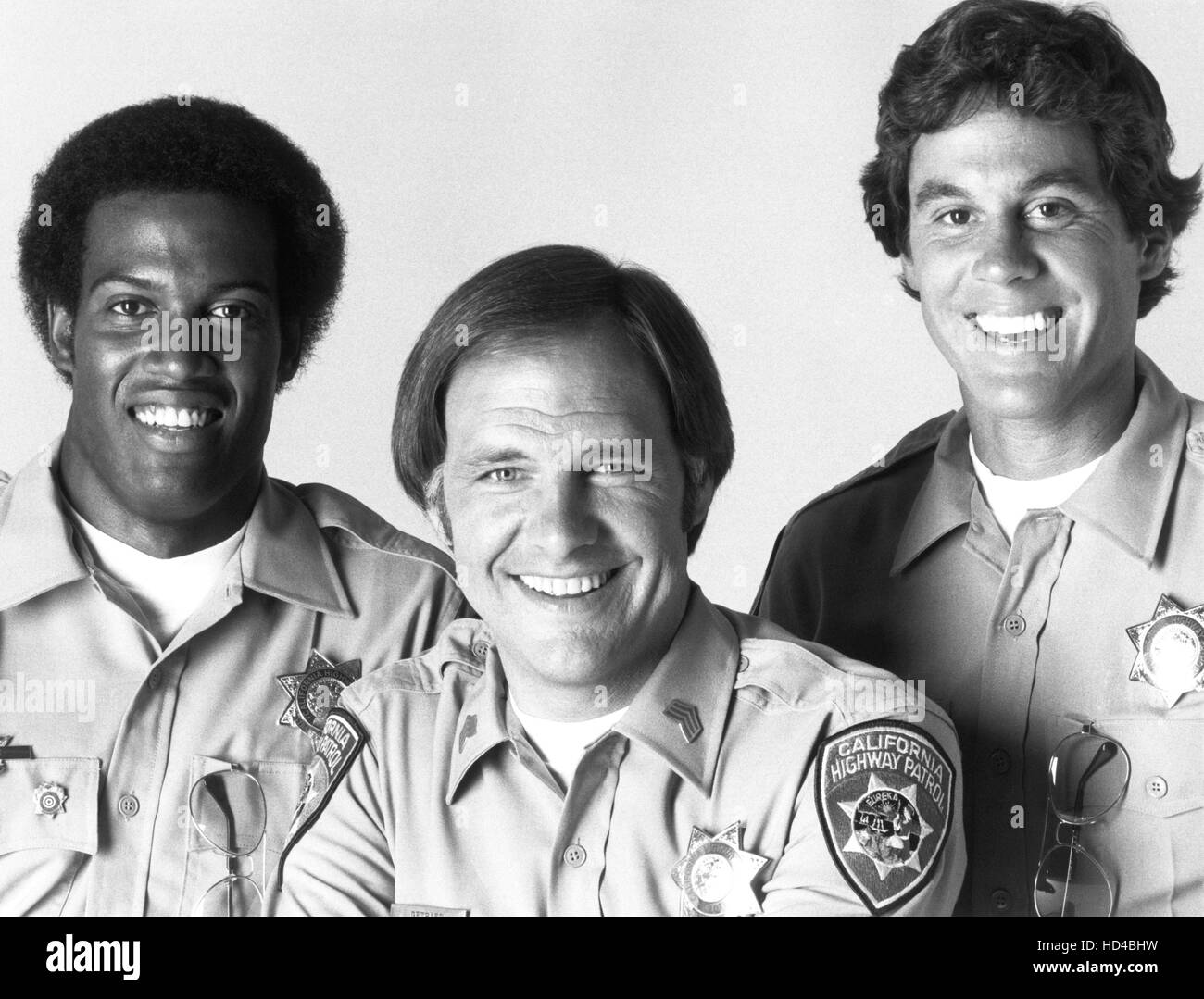 CHIPS, from left: Lew Saunders, Robert Pine, Brodie Greer (1978), 1977 ...