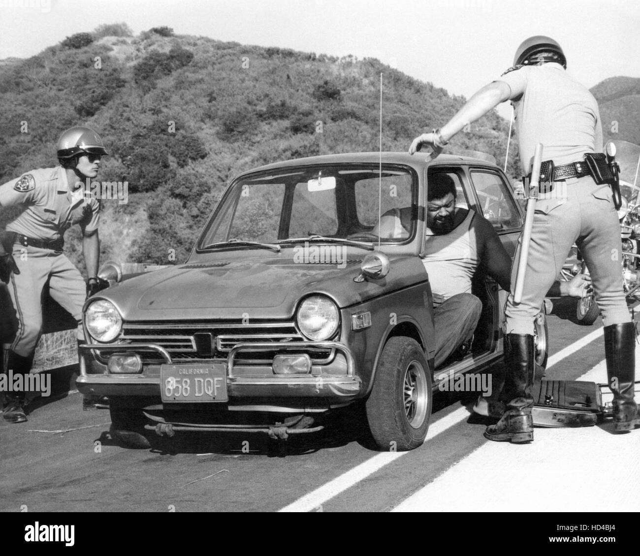 CHIPS, (from left): Erik Estrada, Roosevelt Grier, Larry Wilcox, 'Moving Violation', (Season 1 ...