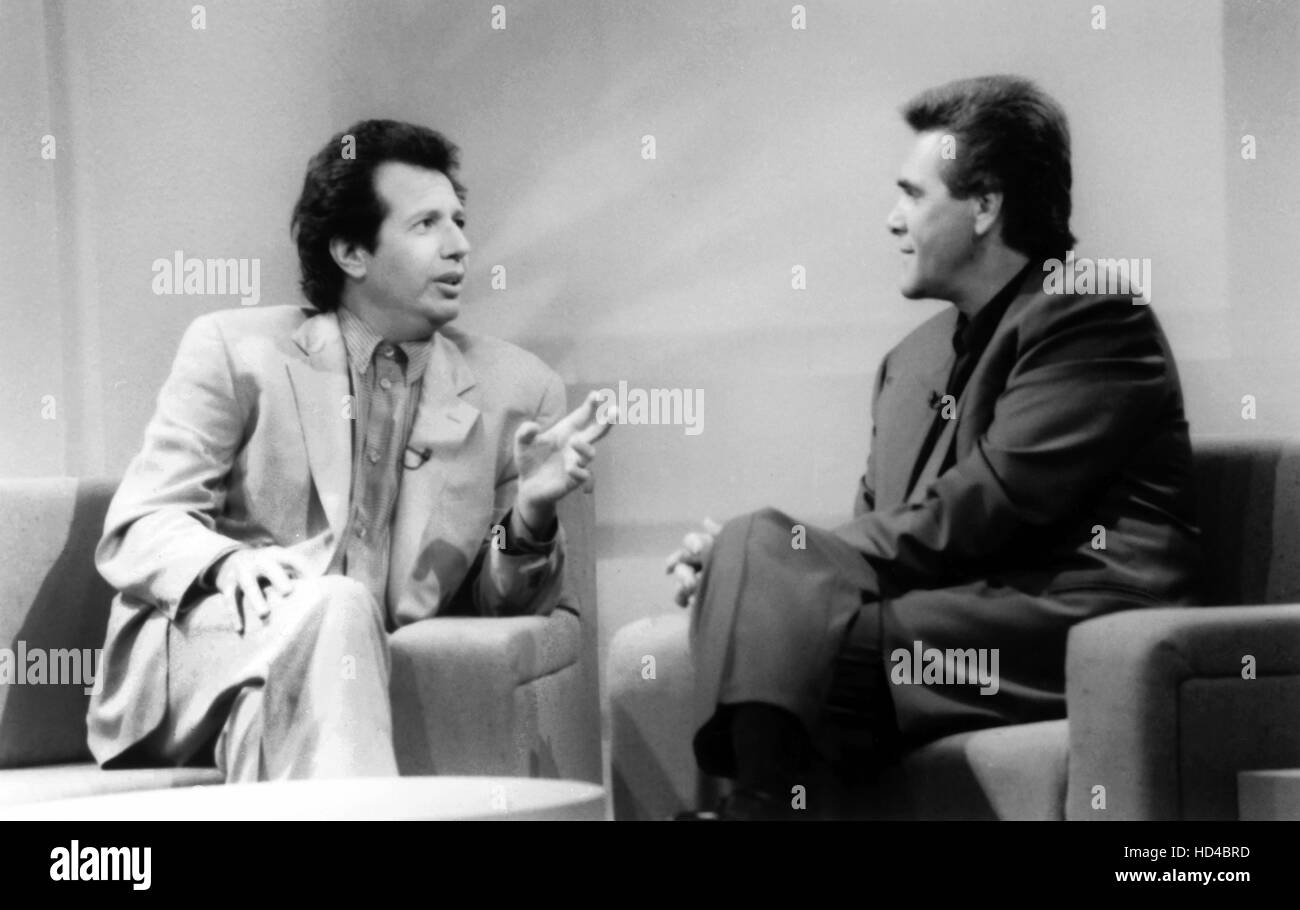 THE CHUCK WOOLERY SHOW, from left: Garry Shandling, Chuck Woolery, 1991 ...