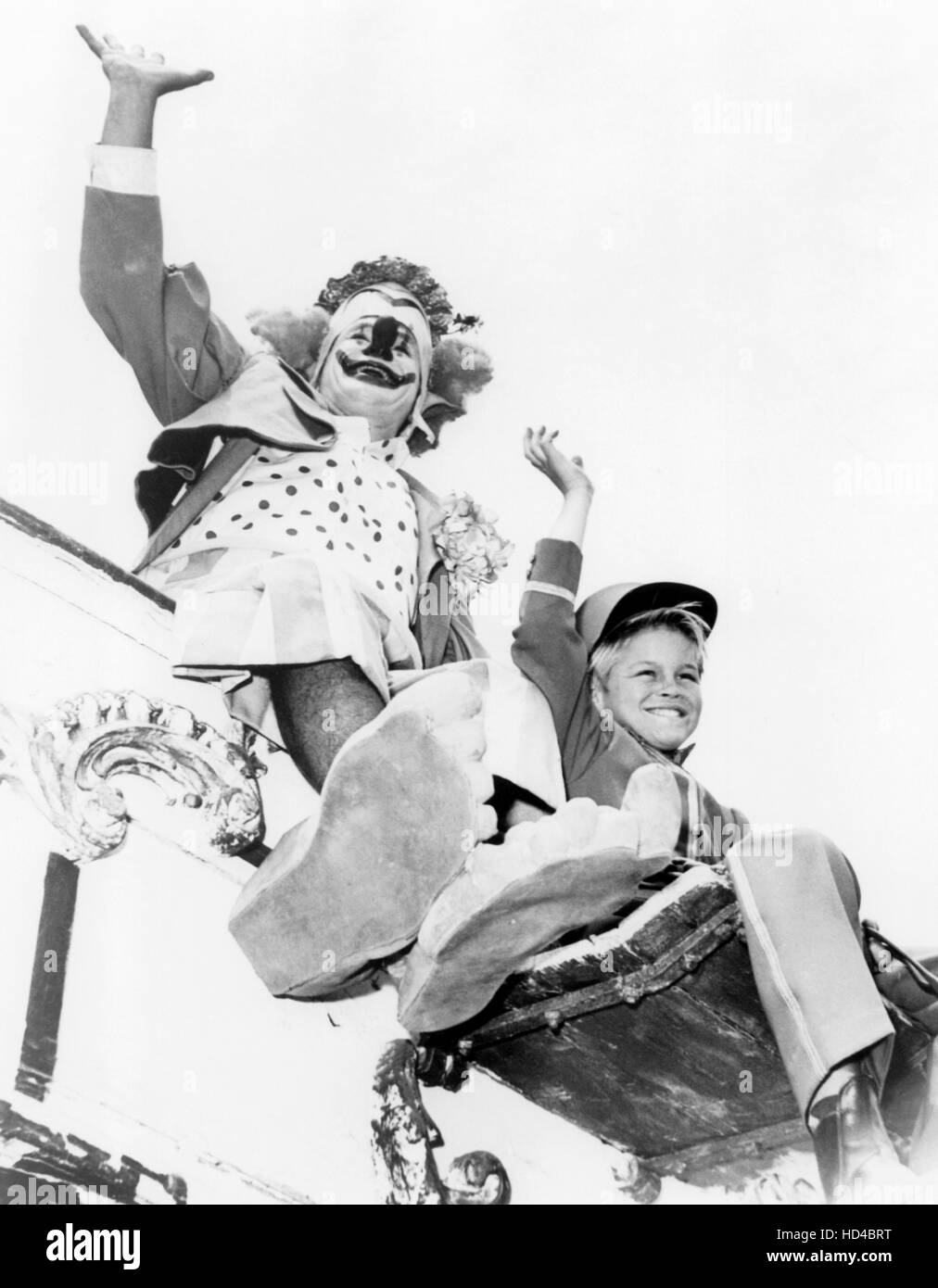 CIRCUS BOY, Mickey Dolenz (as Mickey Braddock, r.), 1956-58 Stock Photo ...