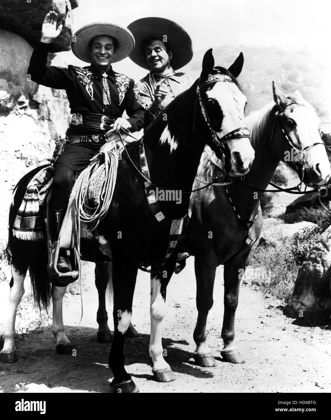 CISCO KID, Duncan Renaldo, Leo Carrillo, 1950-1956 Stock Photo - Alamy