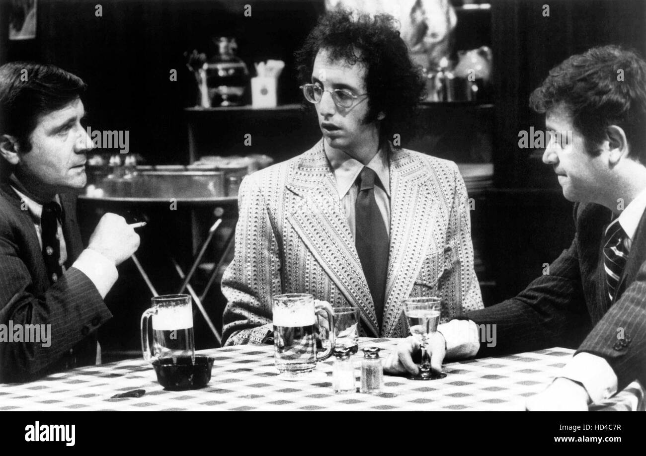 THE CORNER BAR, (from left): Joe Hamer, Vincent Schiavelli, Bill Fiore ...