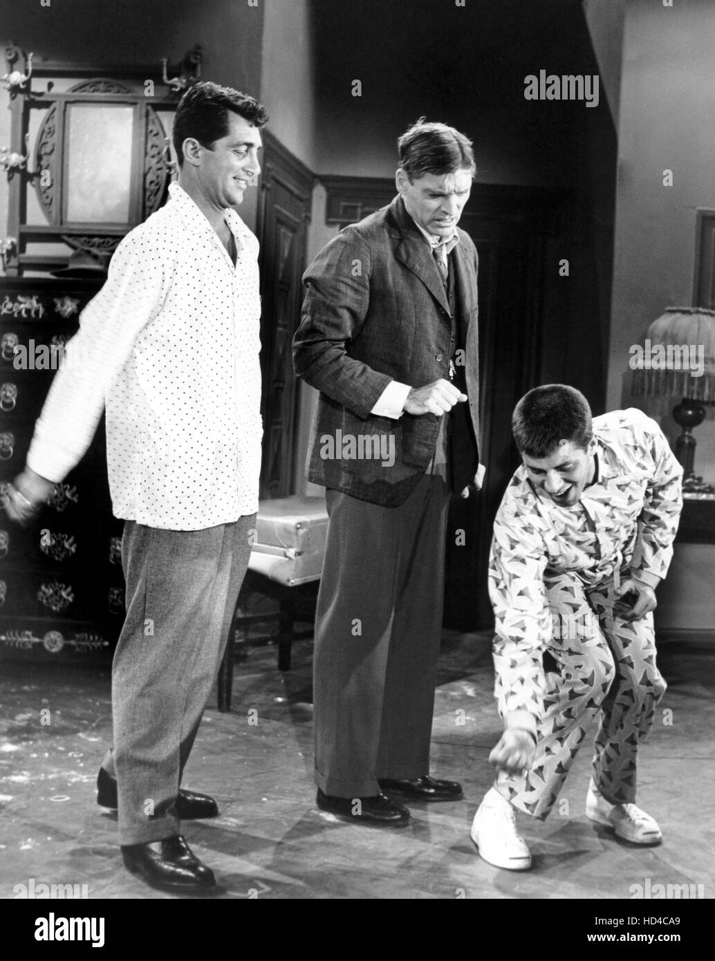 THE COLGATE COMEDY HOUR, from left: Dean Martin, Burt Lancaster, Jerry ...