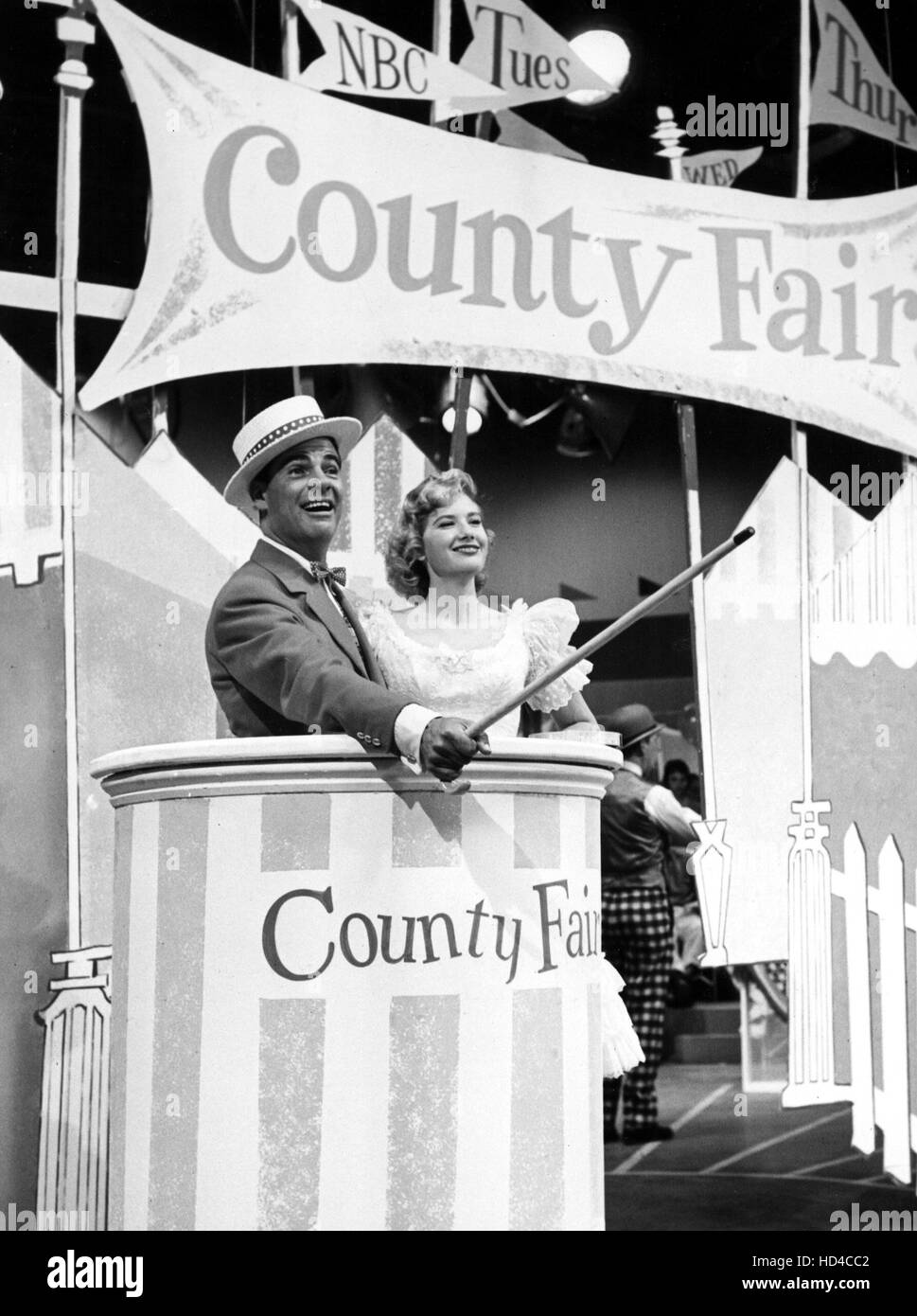 COUNTY FAIR, Bert Parks, Christie Logan, 1958-59 Stock Photo - Alamy