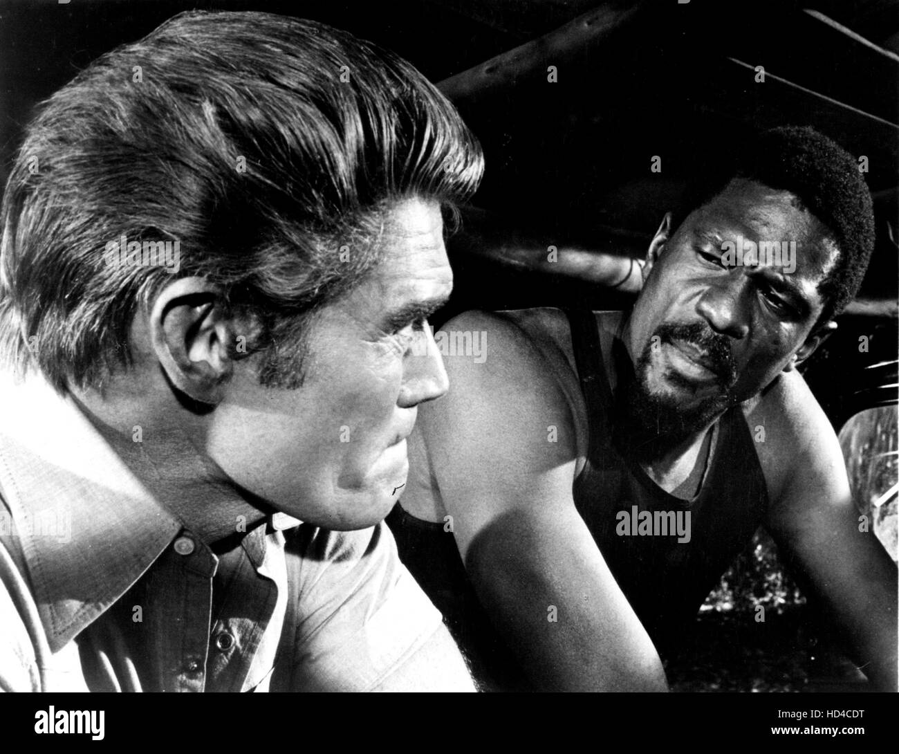 COWBOY IN AFRICA, from left, Chuck Connors, Bill Russell, 'The Time of ...