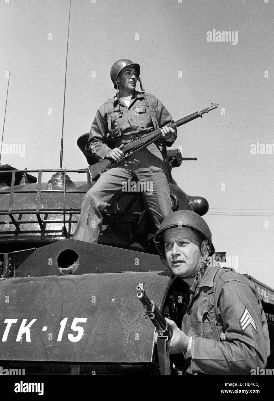 COMBAT, Rick Jason, Vic Morrow, 1962-1967 Stock Photo - Alamy