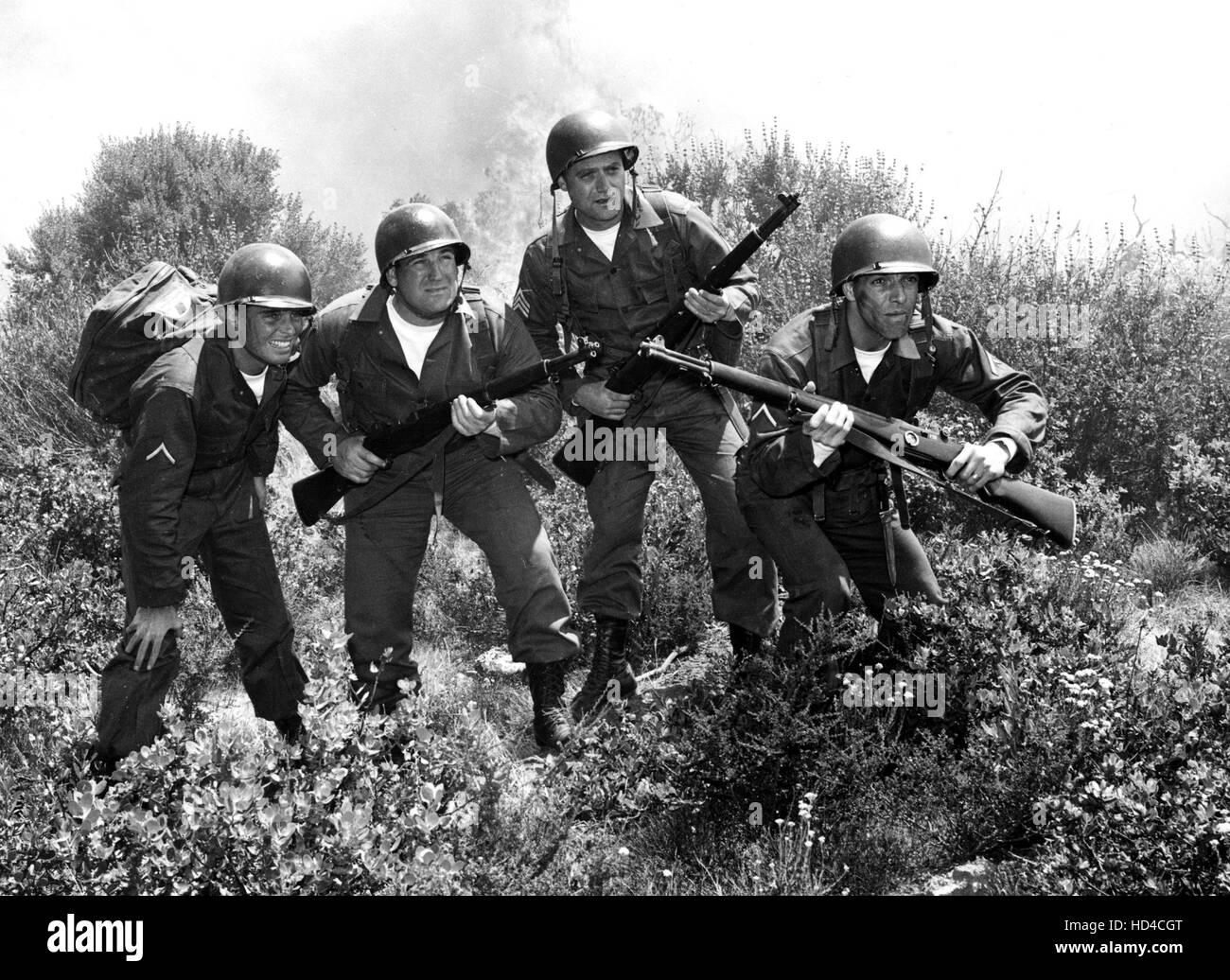 COMBAT, Steven Rogers, Shecky Greene, Vic Morrow, Pierre Jalbert, 1962 ...