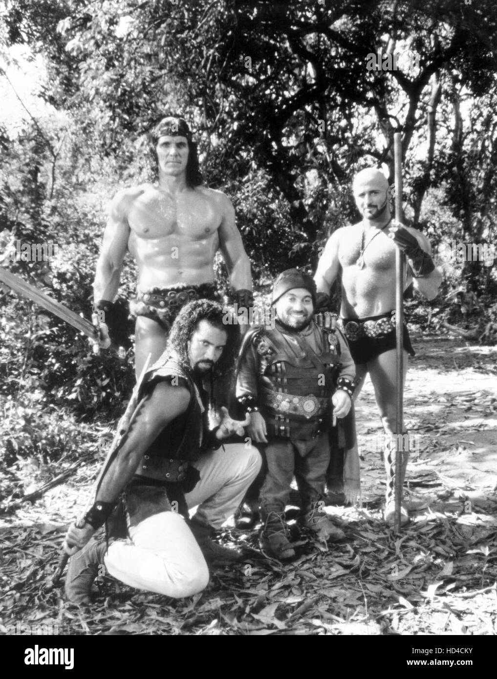 CONAN (aka CONAN THE ADVENTURER), from left: Ralf Moeller, T.J. Storm ...