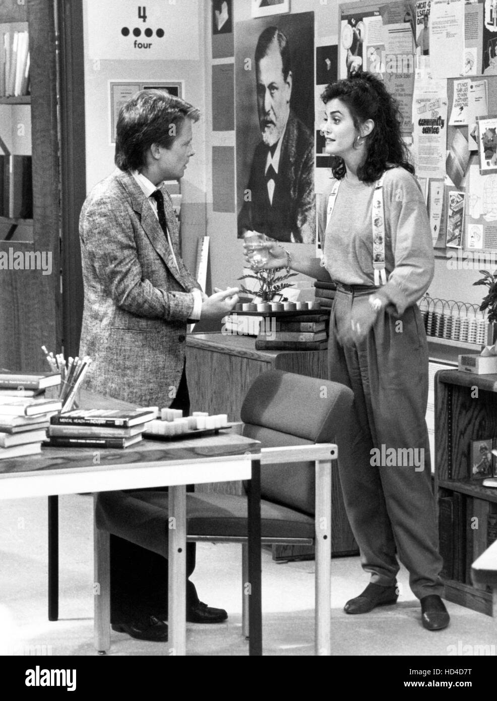 FAMILY TIES, (from left): Micheal J. Fox, Courteney Cox, 'The Last of ... FAMILY TIES, (from left): Micheal J. Fox, Courteney Cox, 'The Last of ...