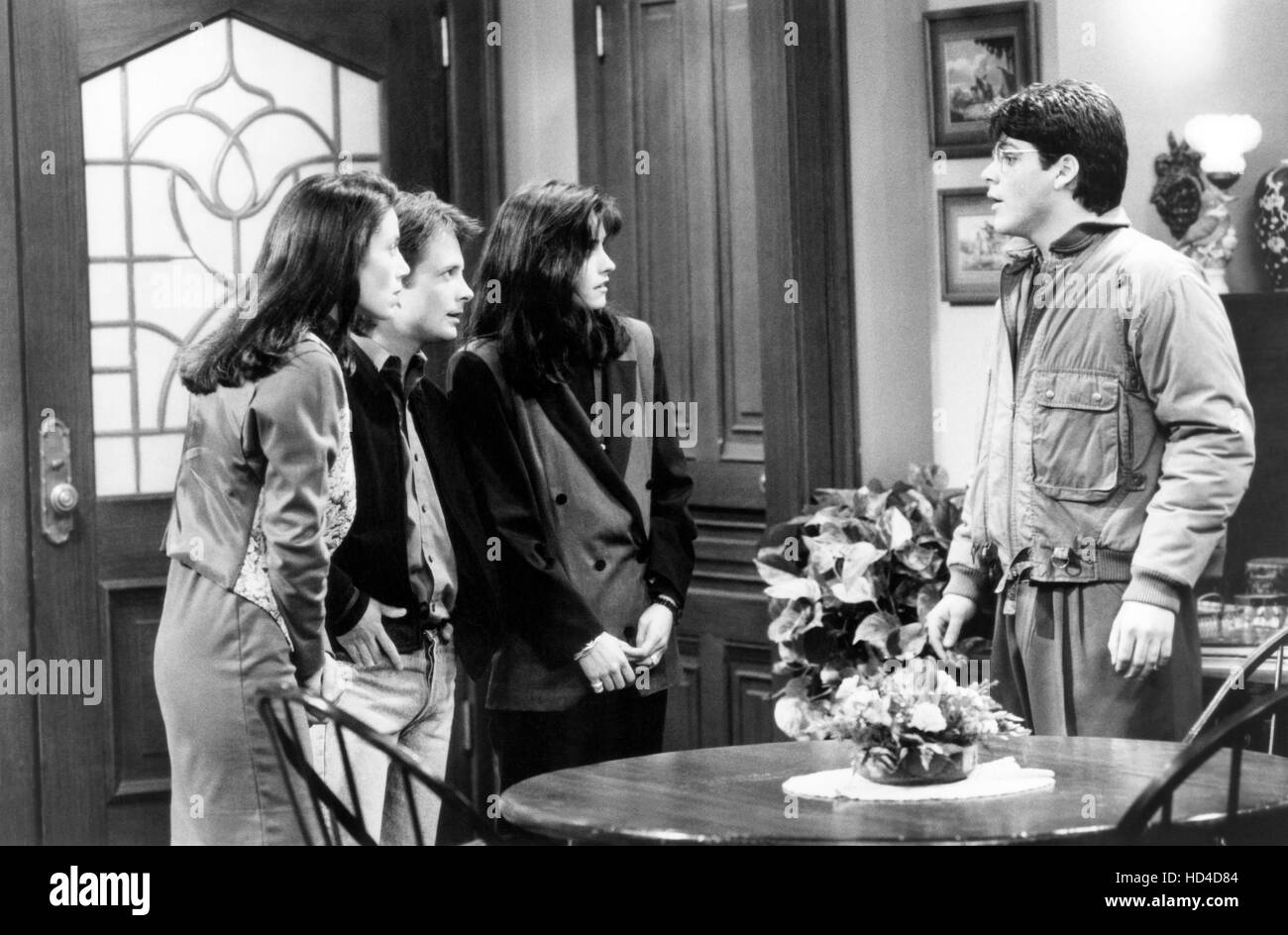 FAMILY TIES, (from left): Justine Bateman, Micheal J. Fox, Courteney ... FAMILY TIES, (from left): Justine Bateman, Micheal J. Fox, Courteney ...
