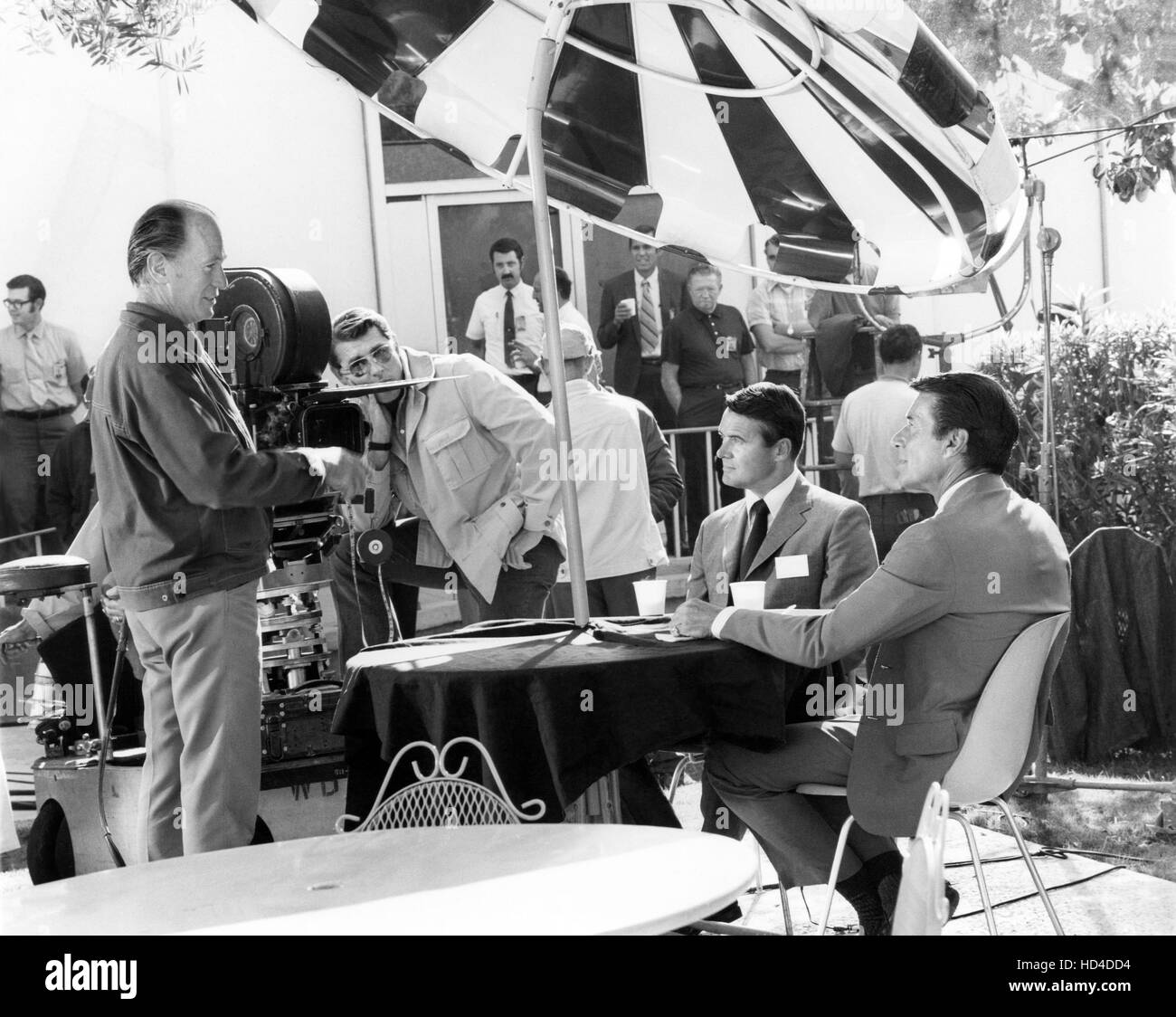 THE F.B.I., director Nicholas Webster (left), William Reynolds (2nd ...