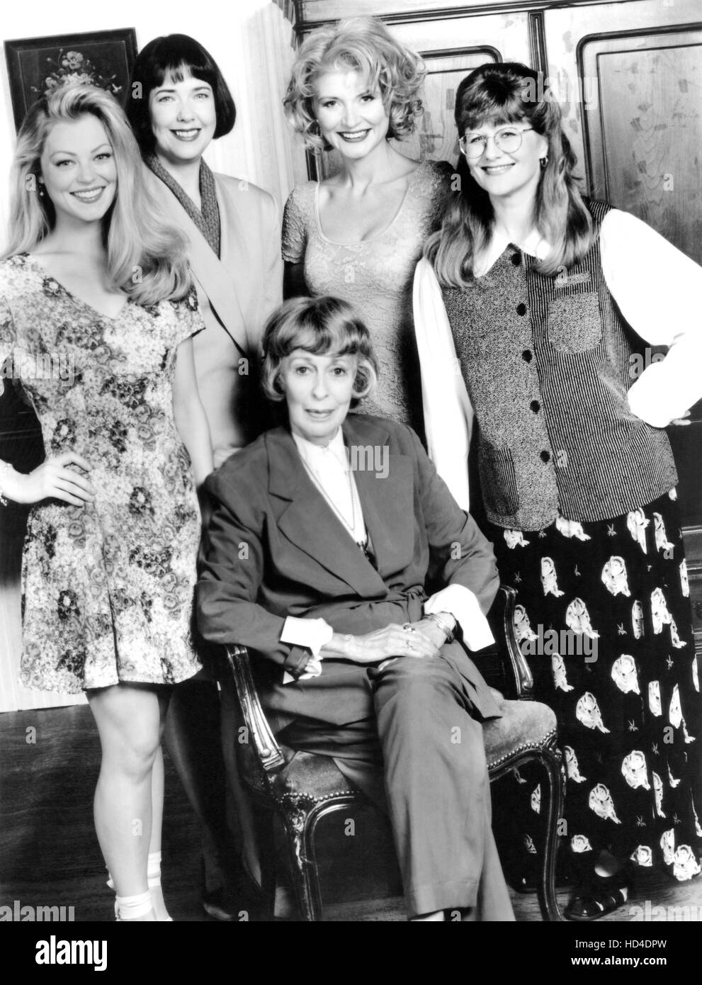 THE FIVE MRS. BUCHANANS, (back, from left): Charlotte Ross, Harriet ...