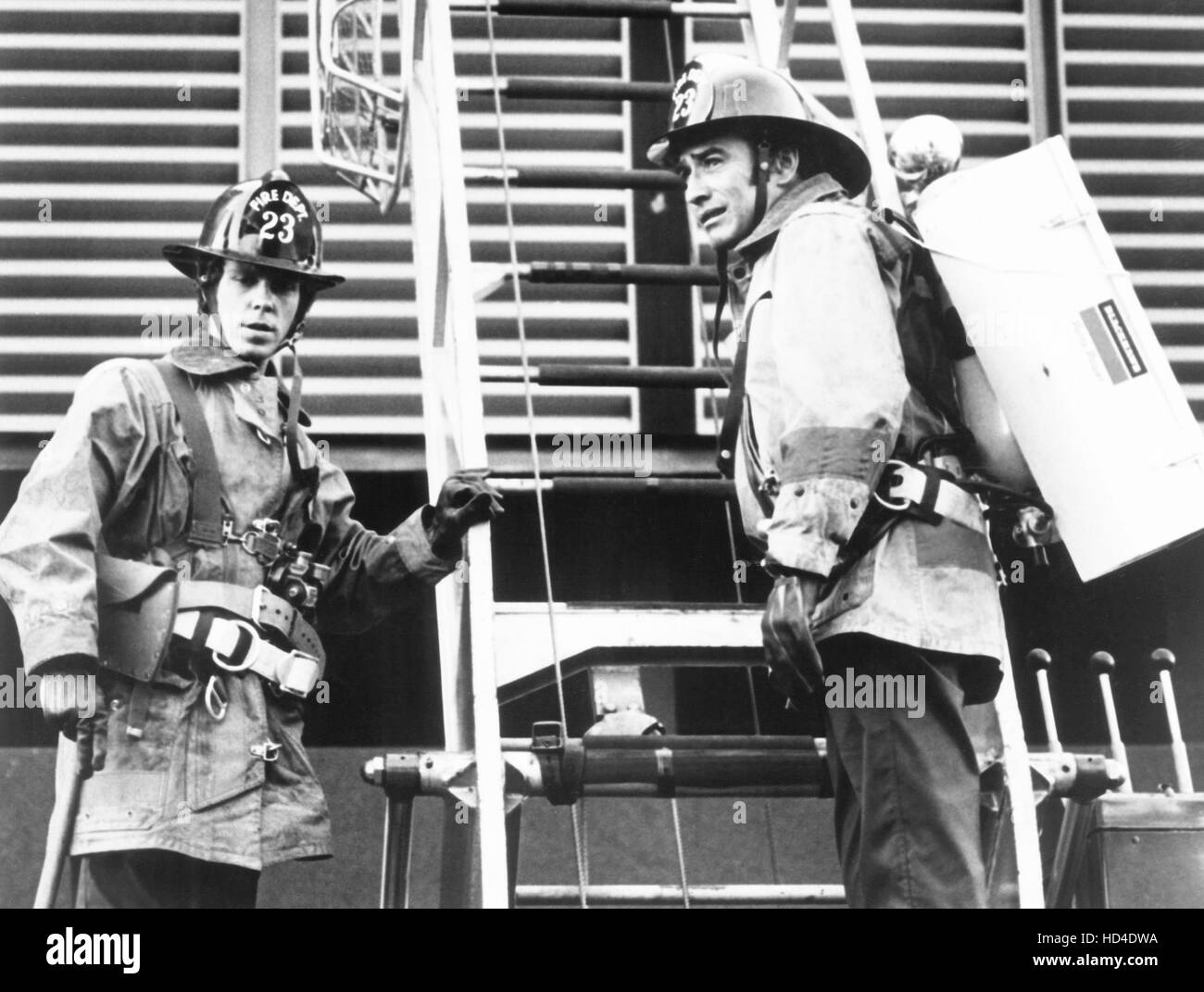 FIREHOUSE, (from left): Brad David, James Drury, 1973-74 Stock Photo ...