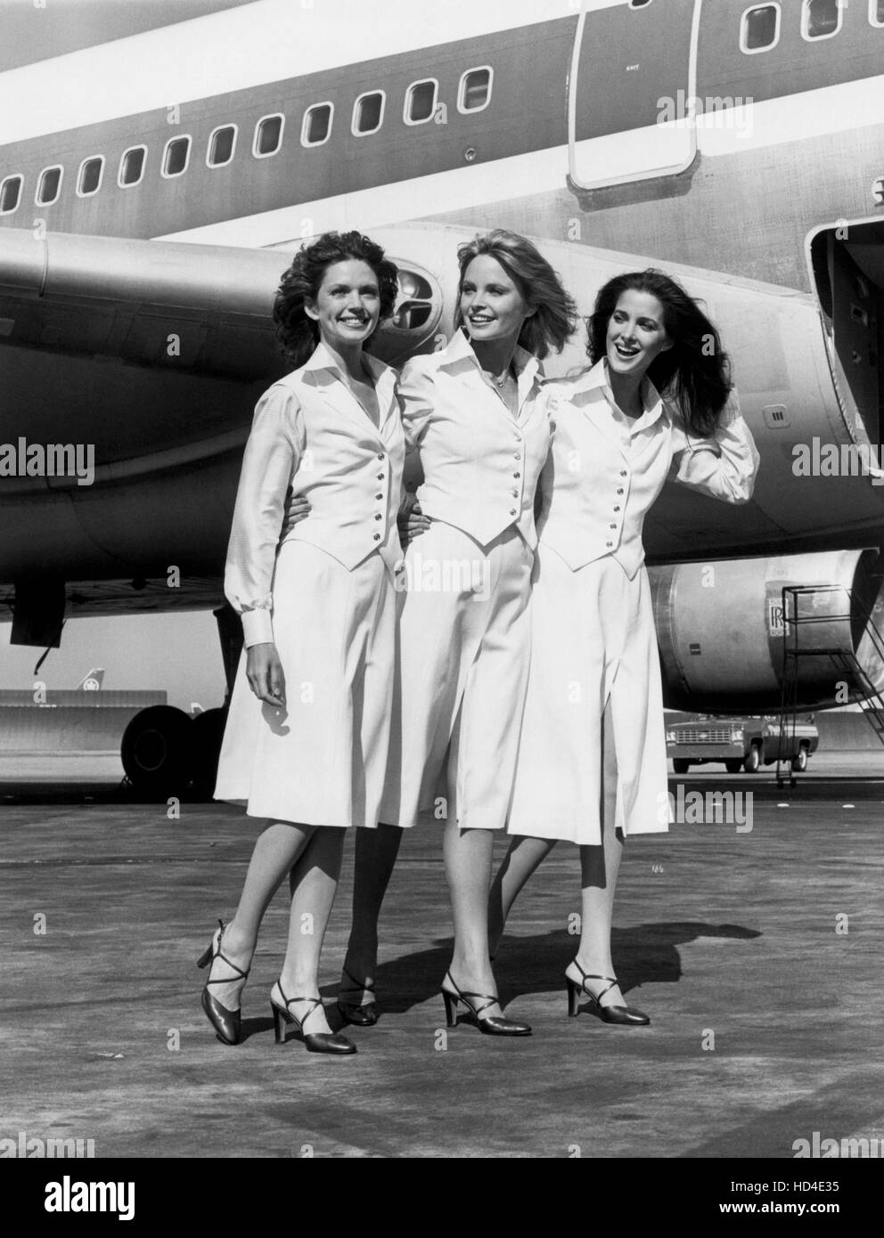 FLYING HIGH, from left: Kathryn Witt, Patricia Klous, Connie Sellecca ...