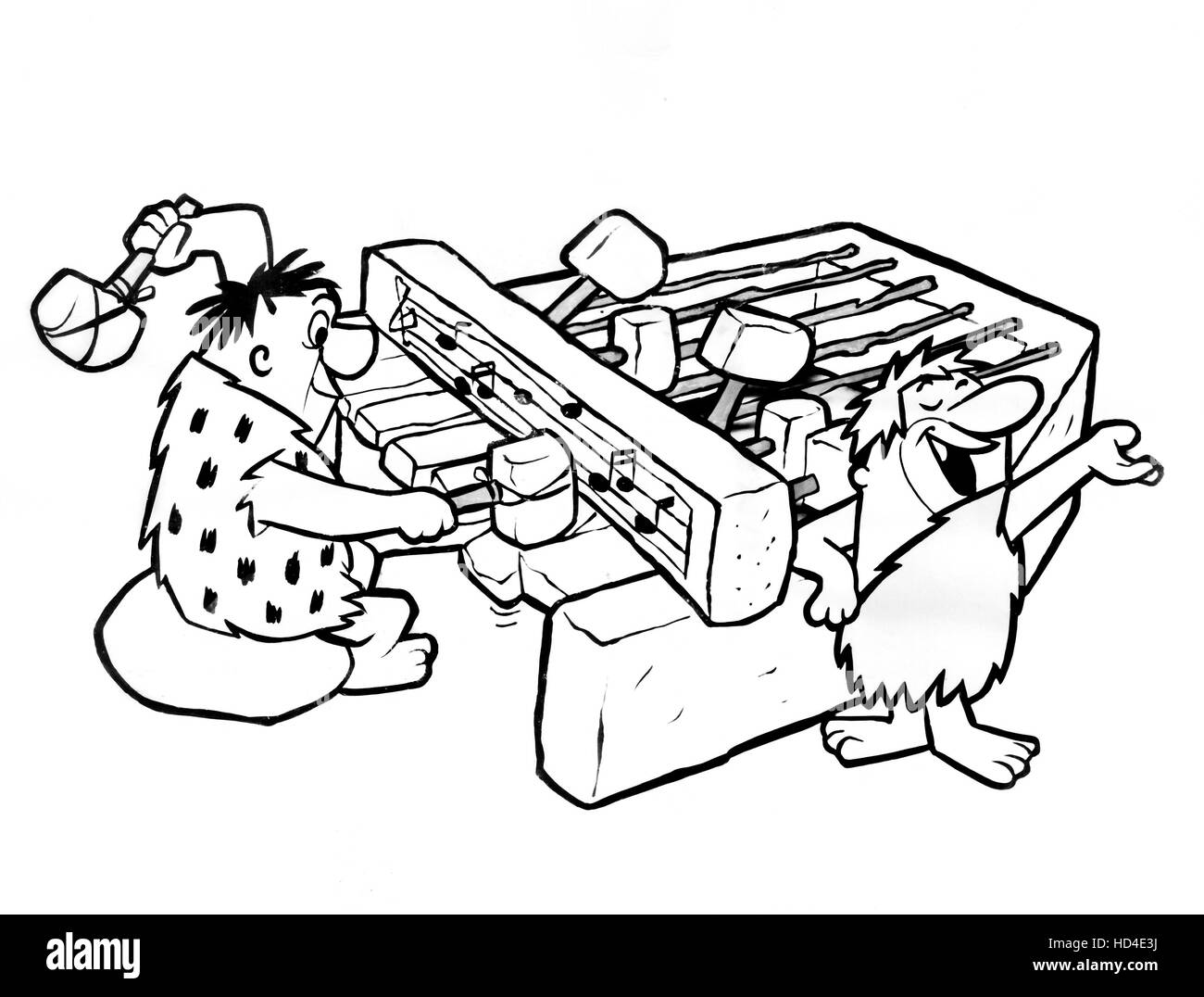 THE FLINTSTONES, Fred Flintstone, Barney Rubble, (early incarnations ...