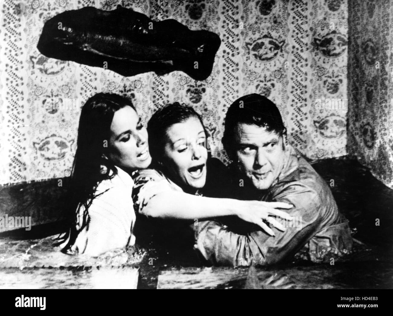 FLOOD!, from left: Barbara Hershey, Carol Lynley, Martin Milner, 1976 ...