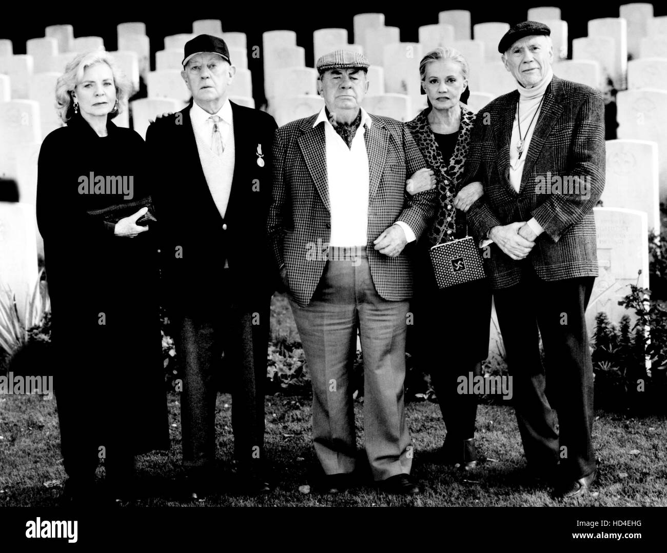 A FOREIGN FIELD, Lauren Bacall, Sir Alec Guinness, Leo McKern, Jeanne ...
