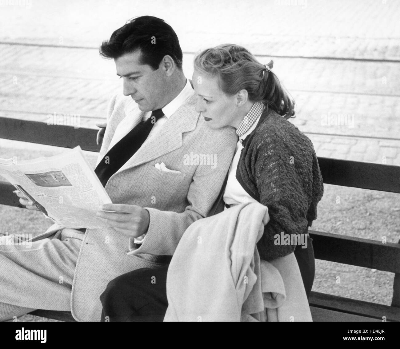 FOREIGN INTRIGUE, from left: Jerome Thor, Sydna Scott, 1951-1955 Stock ...