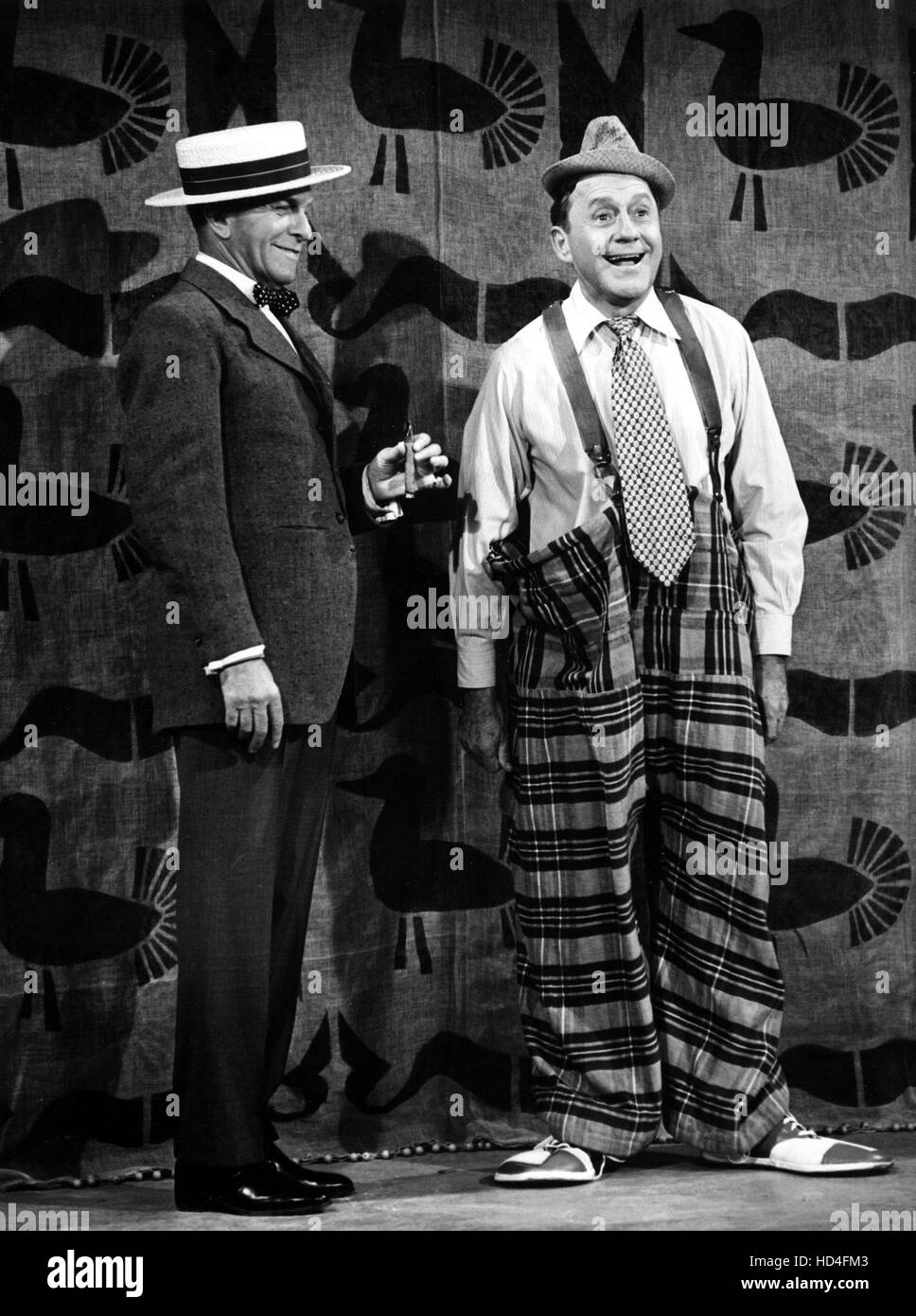 JACK BENNY PROGRAM, George Burns, Jack Benny, 1950-1965, 1963 episode Stock Photo - Alamy