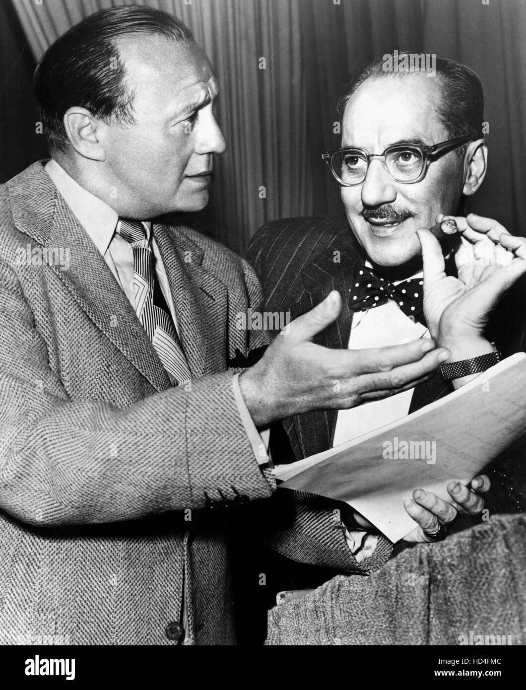 JACK BENNY PROGRAM, Jack Benny, Groucho Marx, 1950-65 Stock Photo - Alamy