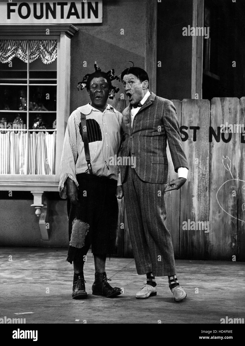 THE JACK BENNY PROGRAM, Eddie 'Rochester' Anderson, Jack Benny, 1950-1965, 1962 episode Stock ...