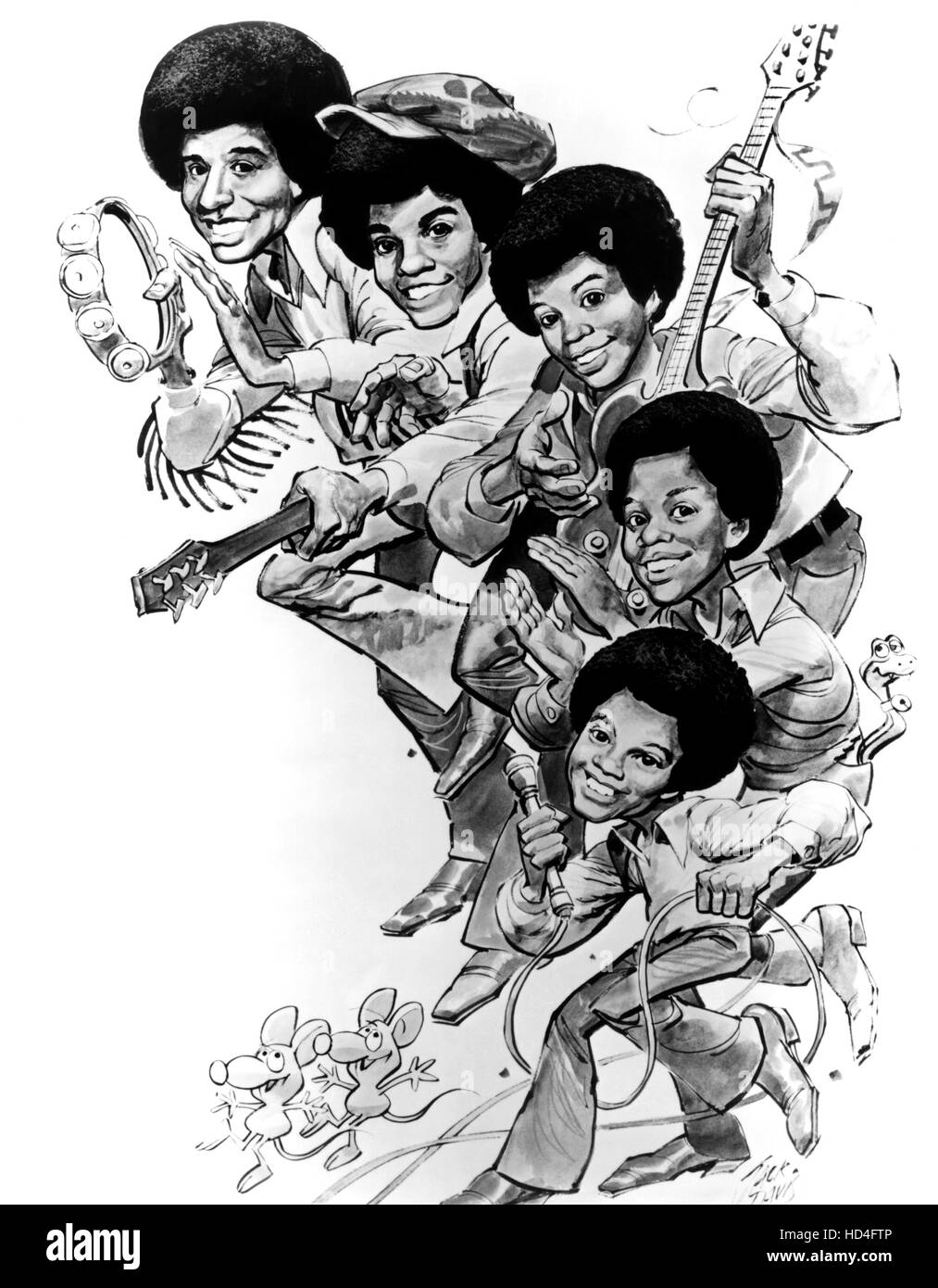 JACKSON 5 (aka JACKSON FIVE aka JACKSON 5IVE), bottom: Michael Jackson ...