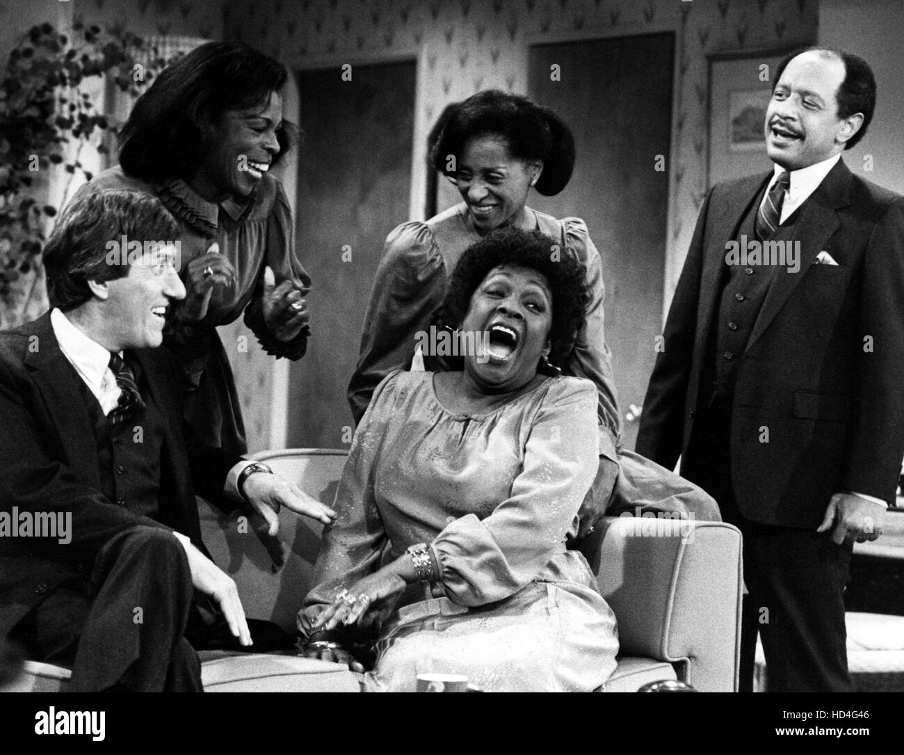 THE JEFFERSONS, Paul Benedict, Roxie Roker, Isabel Sanford, Marla Gibbs ...
