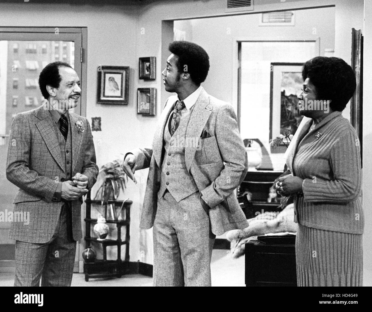 THE JEFFERSONS, Sherman hemsley, Mike Evans, Isabel Sanford, 1975- 1985 ...