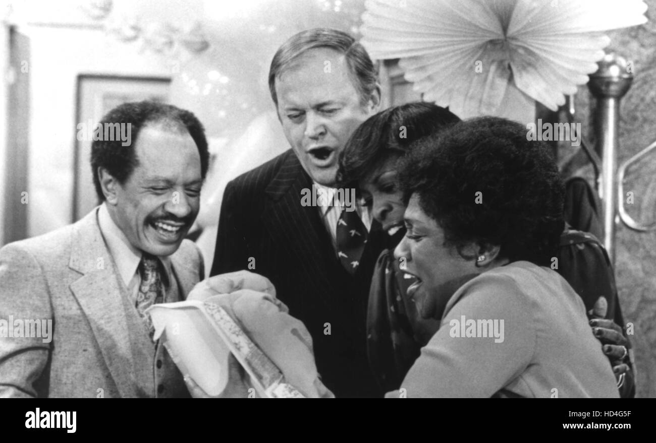THE JEFFERSONS, Sherman Hemsley, Franklin Cover, Roxie Roker, Isabel ...