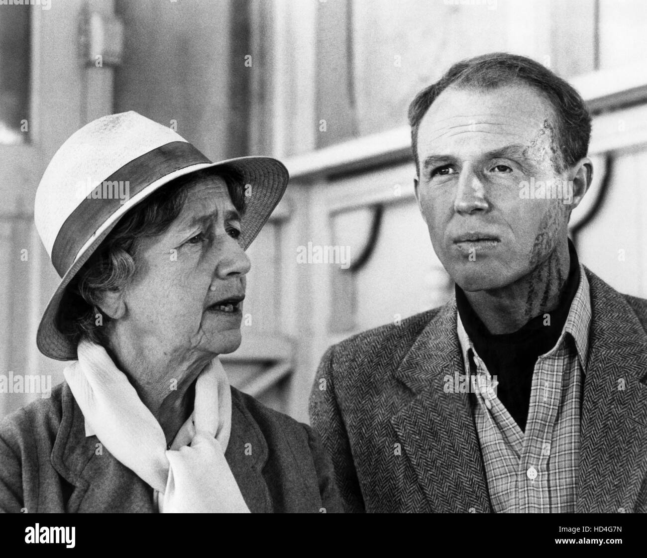 THE JEWEL IN THE CROWN, from left: Peggy Ashcroft, Tim Piggott-Smith ...