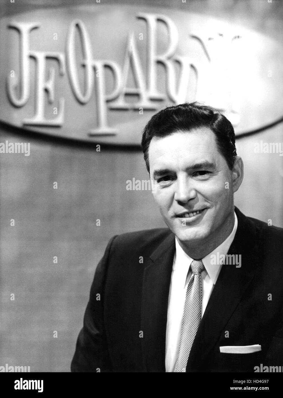 JEOPARDY!, 1964-75, Host Art Fleming, 1960s Stock Photo - Alamy