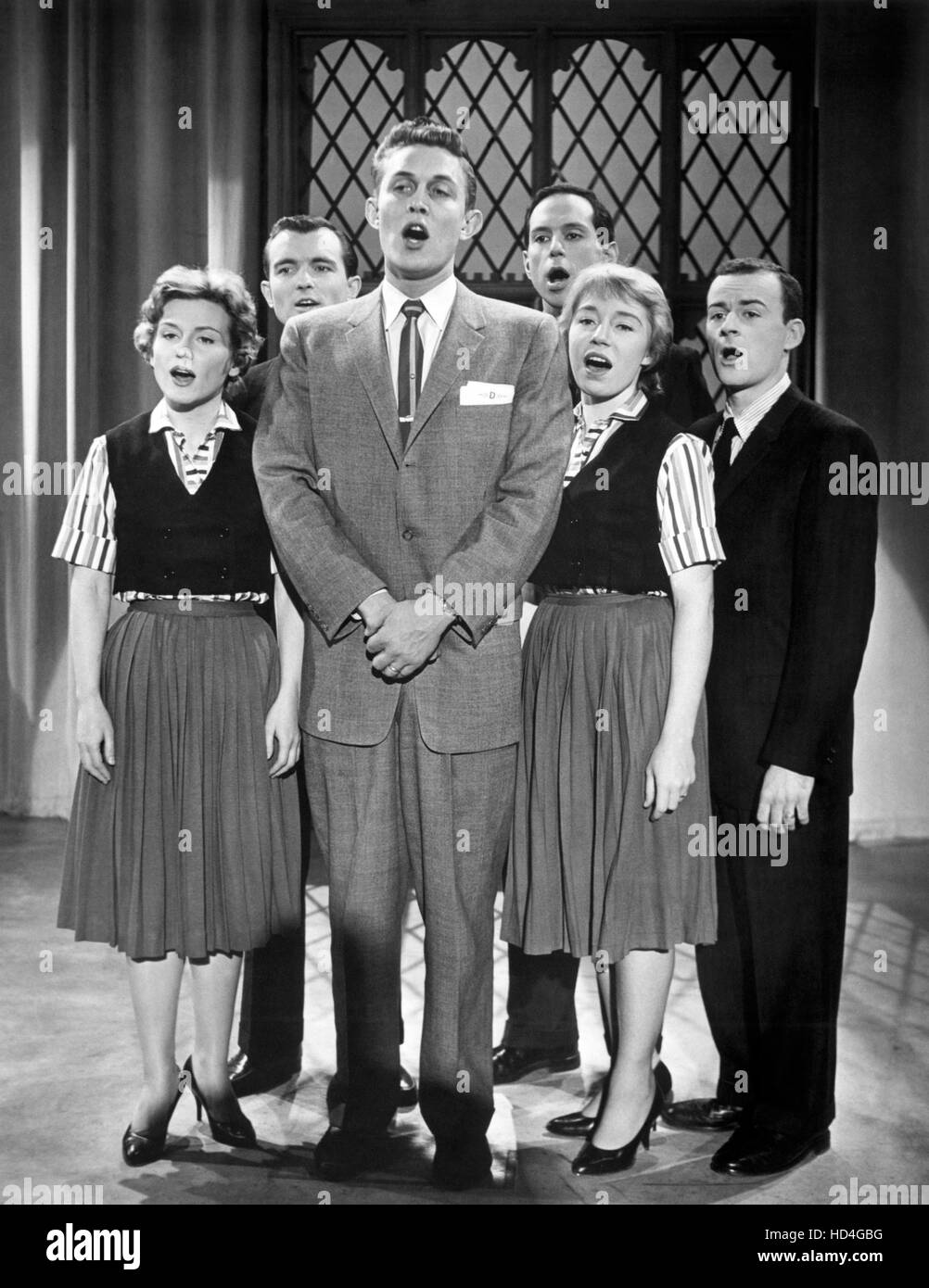 THE JIMMY DEAN SHOW, Jimmy Dean (front center), The Noteworthies, 1957 ...