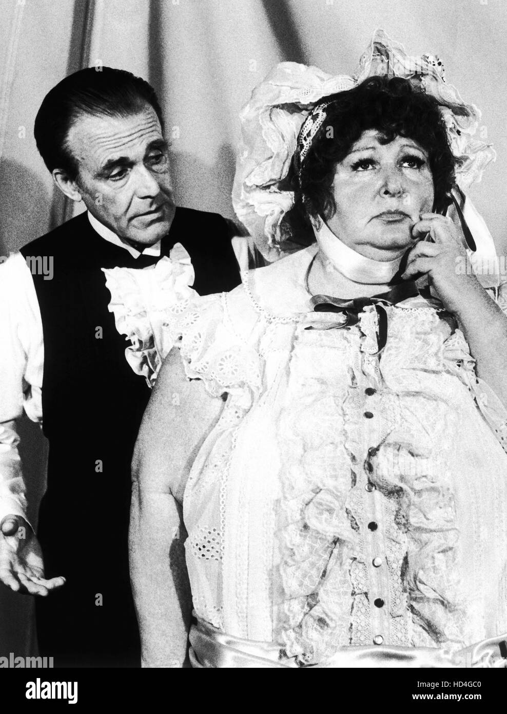 LITTLE HOUSE ON THE PRAIRIE, from left: Richard Bull, Harriet Gibson in ...