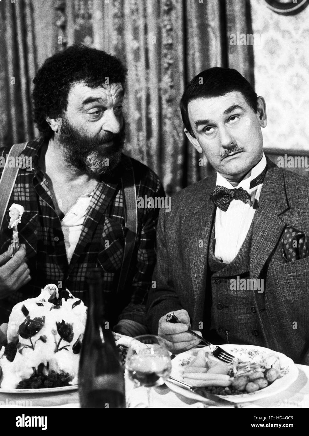 LITTLE HOUSE ON THE PRAIRIE, from left: Victor French, Robert Casper in ...