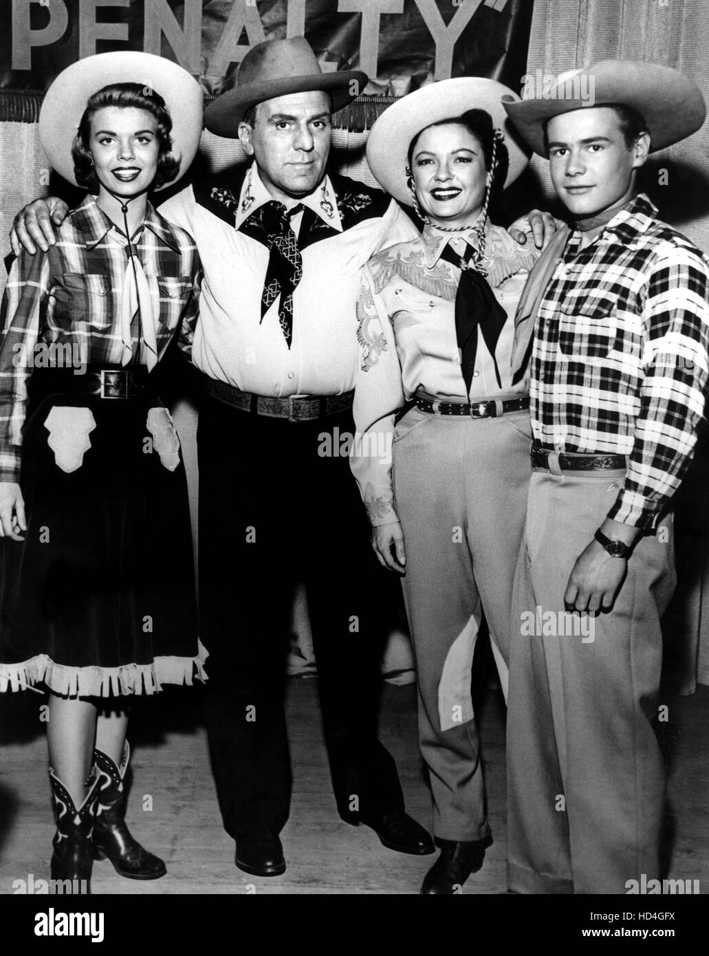 LIFE OF RILEY, (l-r): Lugene Sanders, William Bendix, Marjorie Reynolds ...