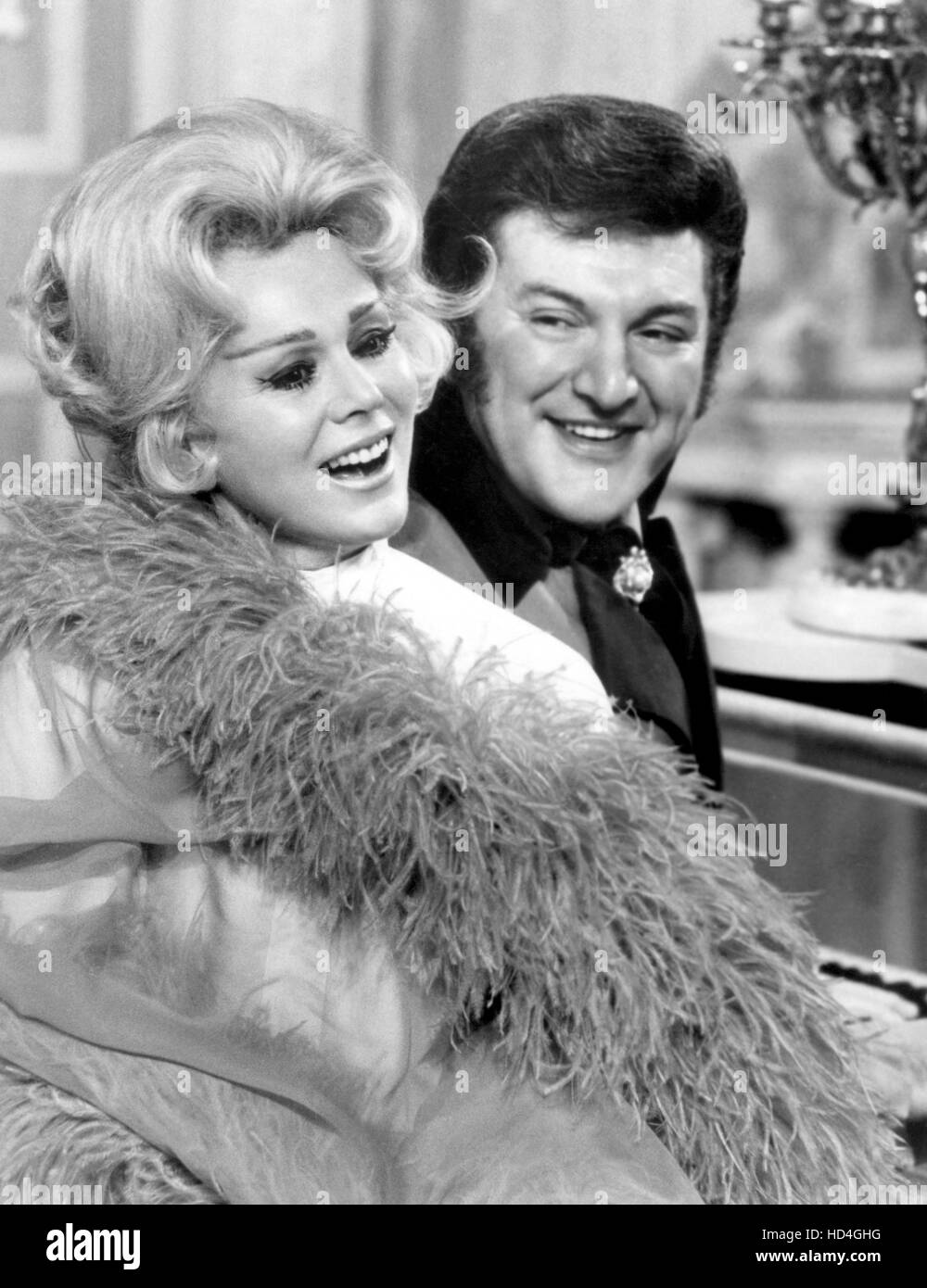 THE LIBERACE SHOW, Eva Gabor, Liberace, 1969 Stock Photo - Alamy