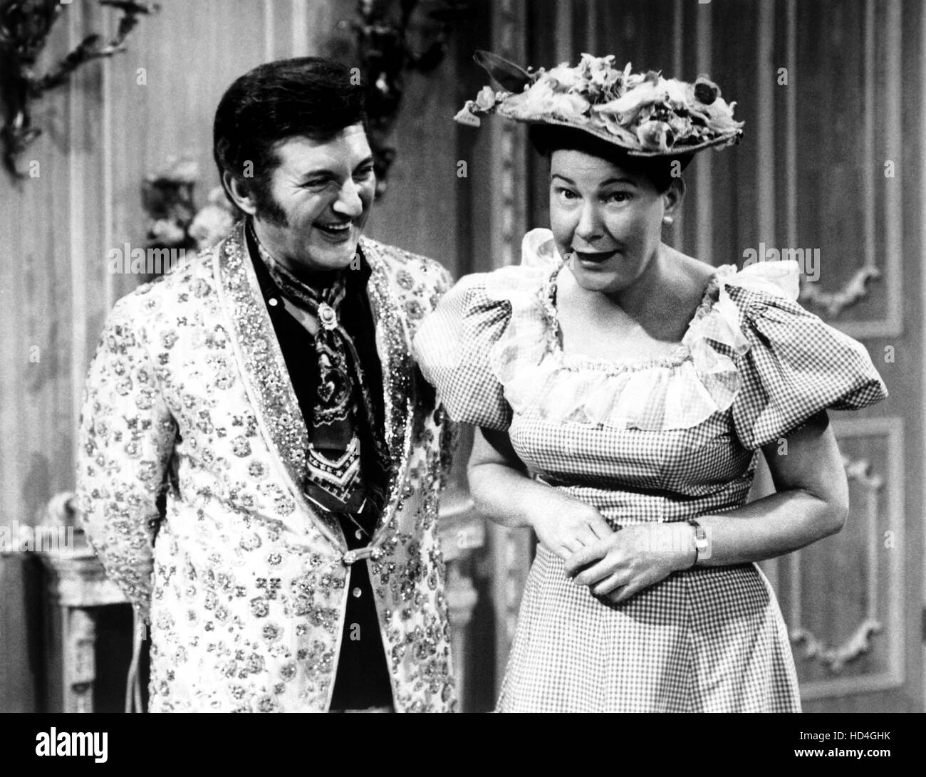 THE LIBERACE SHOW, from left: Liberace, Minnie Pearl, 1969 Stock Photo ...