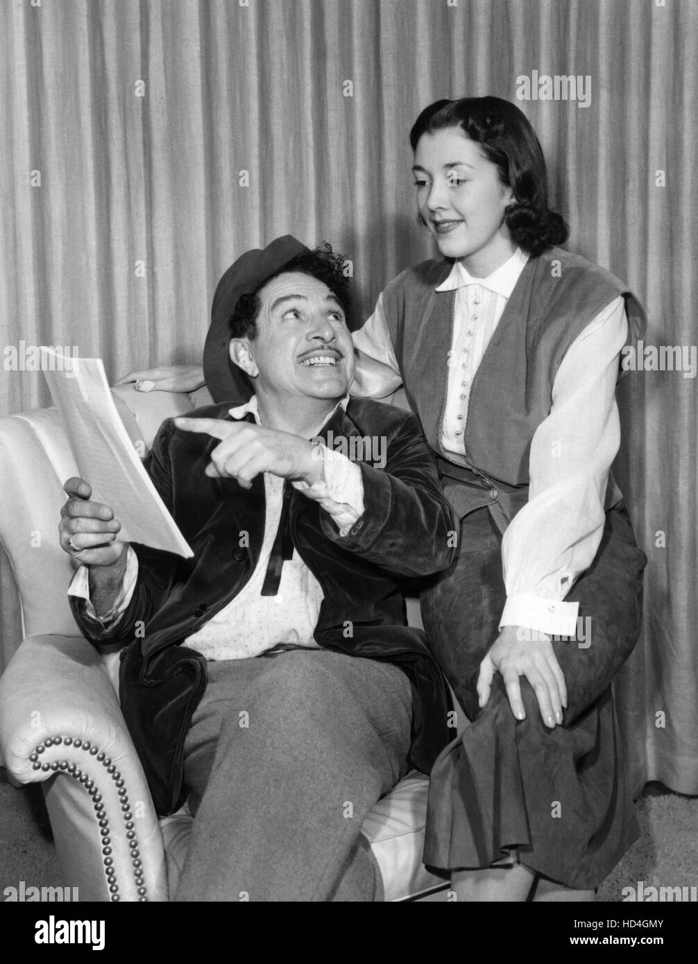 LIFE WITH LUIGI, from left: J. Carrol Naish with his daughter, Elaine ...