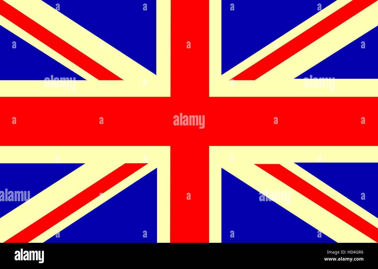 Blue british flag hi-res stock photography and images - Alamy