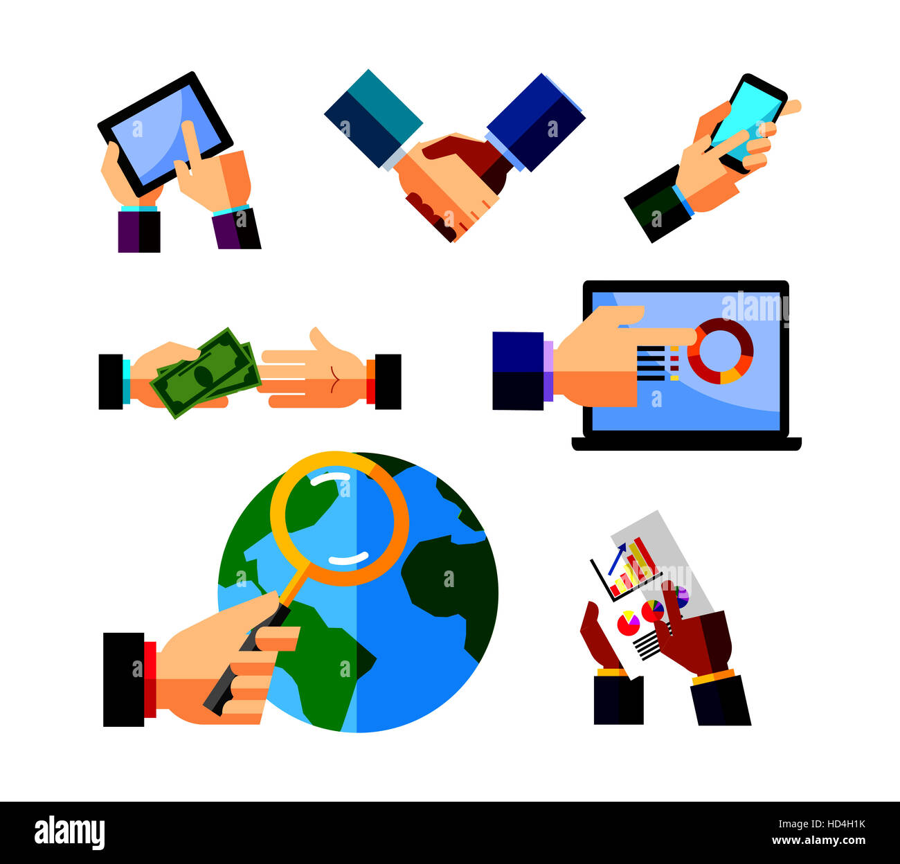 Modern times group Cut Out Stock Images & Pictures - Alamy