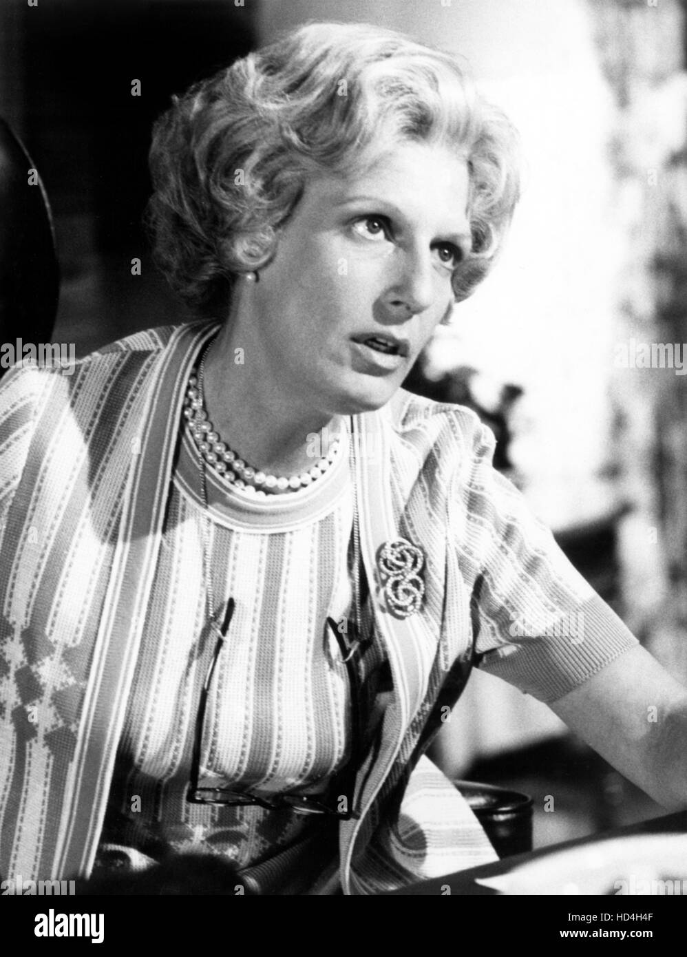 LOU GRANT, Nancy Marchand (Season 1, 1977 Stock Photo - Alamy