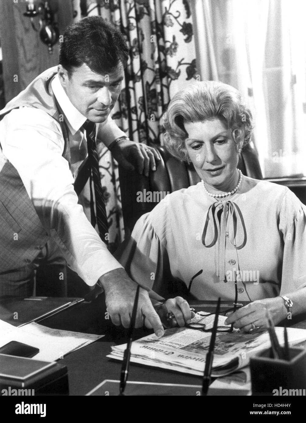 LOU GRANT, from left: Ed Winters, Nancy Marchand (ca. 1981), 1977-82 ...