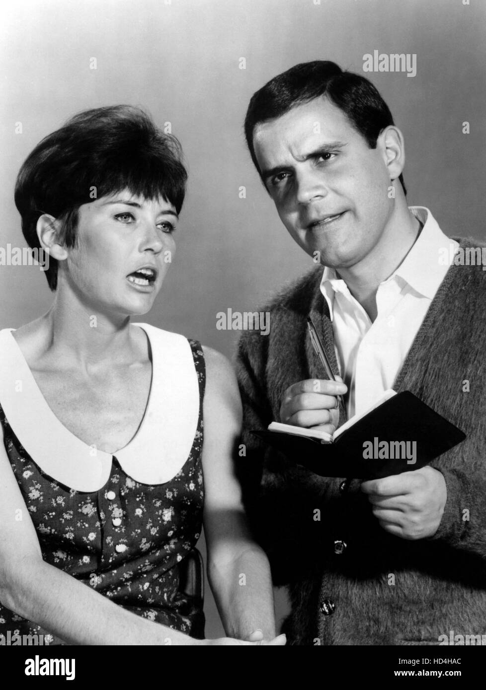 LOVE ON A ROOFTOP, Barbara Bostock, Rich Little, 1966-67 Stock Photo ...