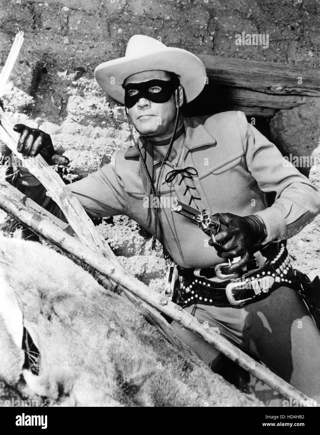THE LONE RANGER, Clayton Moore, 1949-57 Stock Photo - Alamy
