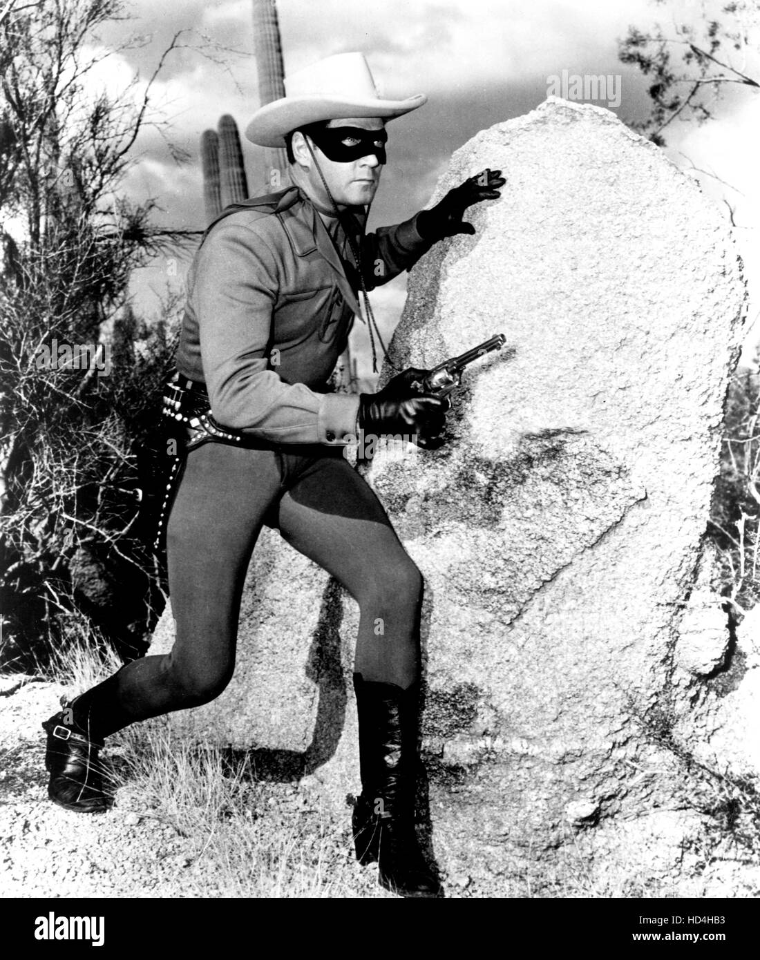 THE LONE RANGER, Clayton Moore, 1949-57 Stock Photo - Alamy