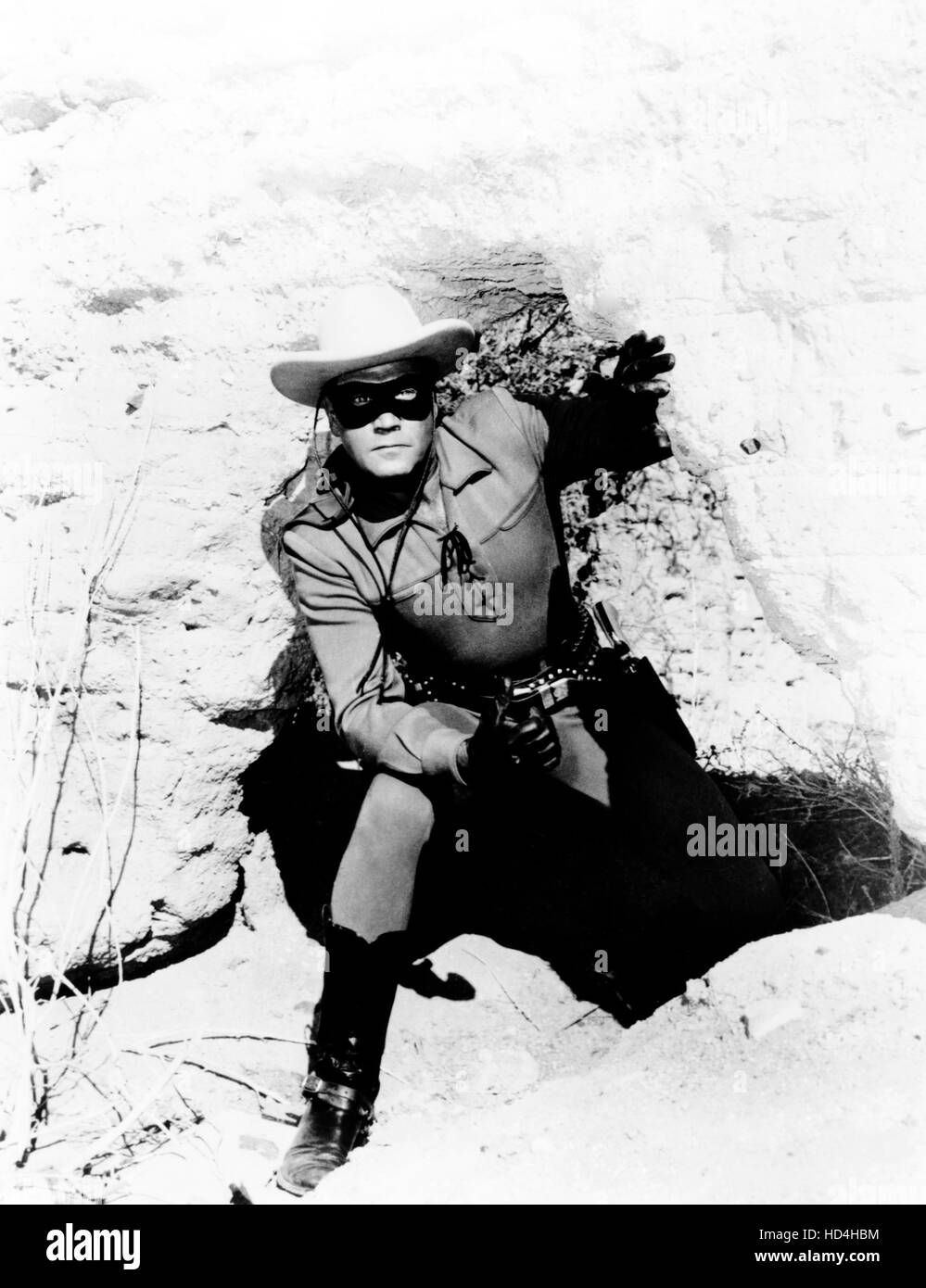 THE LONE RANGER, Clayton Moore, 1949-57 Stock Photo - Alamy